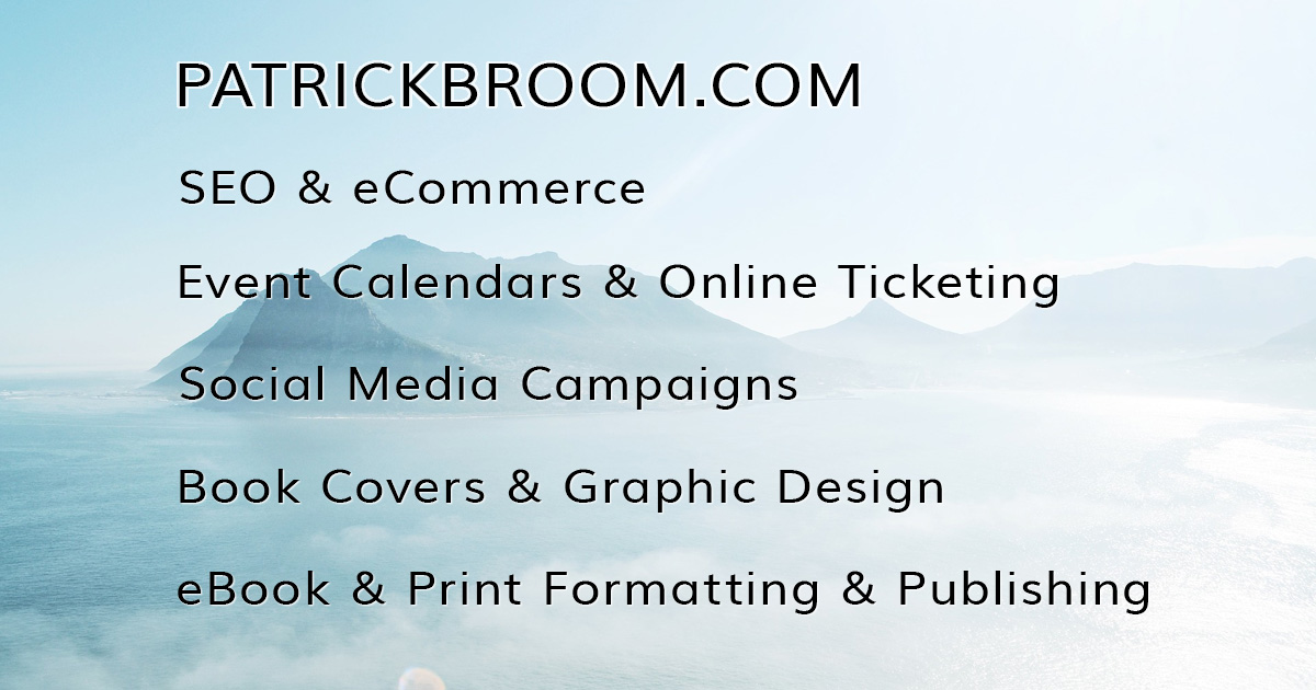 Patrick Broom - Websites, Graphic Design, Book Layouts, & Video Editing